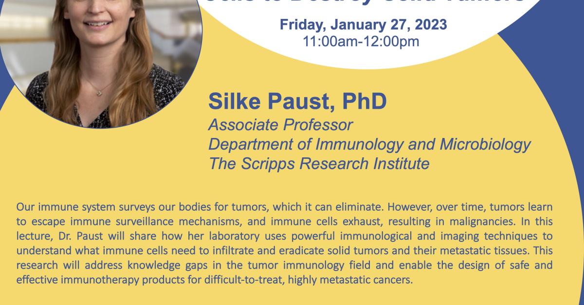 Join Dr. Silke Paust for a CHSI Seminar on "Supercharging Natural ...