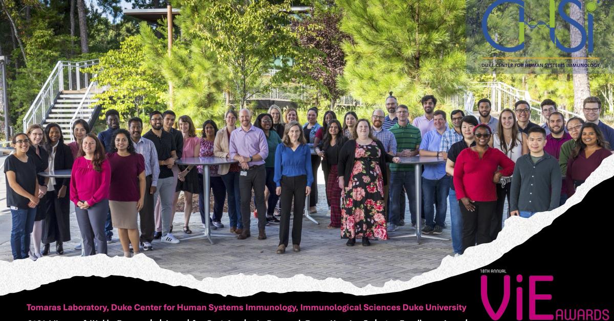 Tomaras Laboratory is recognized as the "Highly Commended Best Academic ...